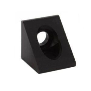 90 Degree Highly Precise Black Oxide Angle Corner Bracket - Orange 3D